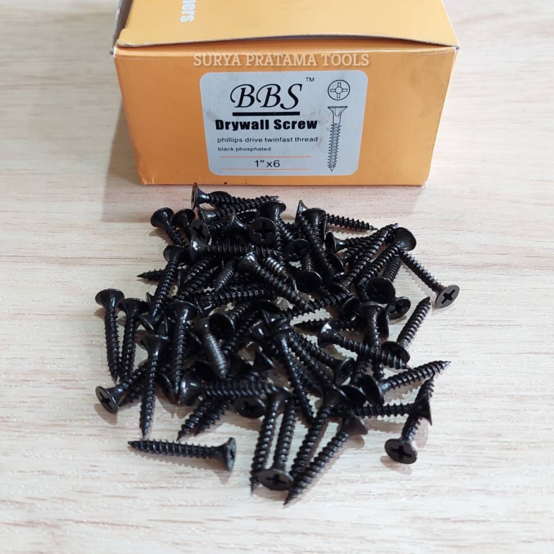 [1 KOTAK] SEKRUP GYPSUM BAJA BAUT SKRUP GIPSUM KAYU DRYWALL SCREW 900 ...