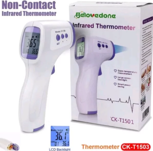 Termometer Digital Infrared Thermometer Tembak Laser Termo Gun Alat ...
