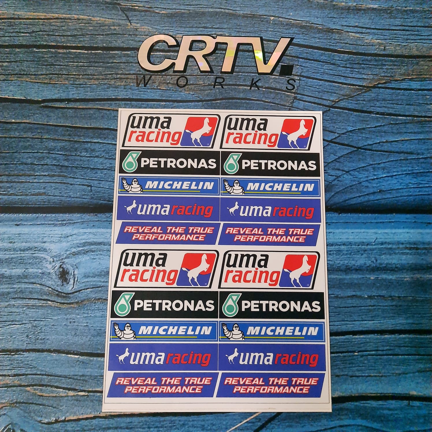 Stiker Sticker Pack Sponsor Motor Uma Racing Petronas Stiker Michelin ...