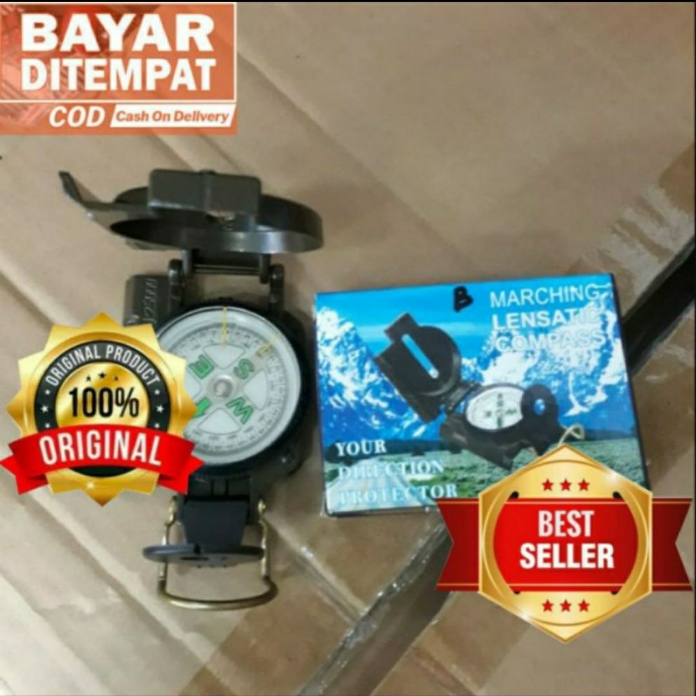 Kompas BESI Penunjuk Arah, Kompas Berburu, Kompas Mendaki, Kompas ...