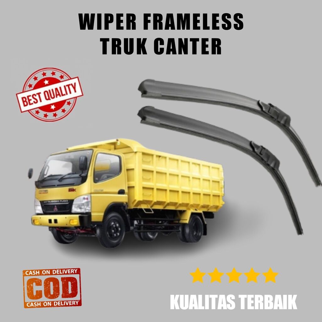 Wiper Truk Frameless Mitsubishi Colt Diesel Canter - Karet Wiper ...