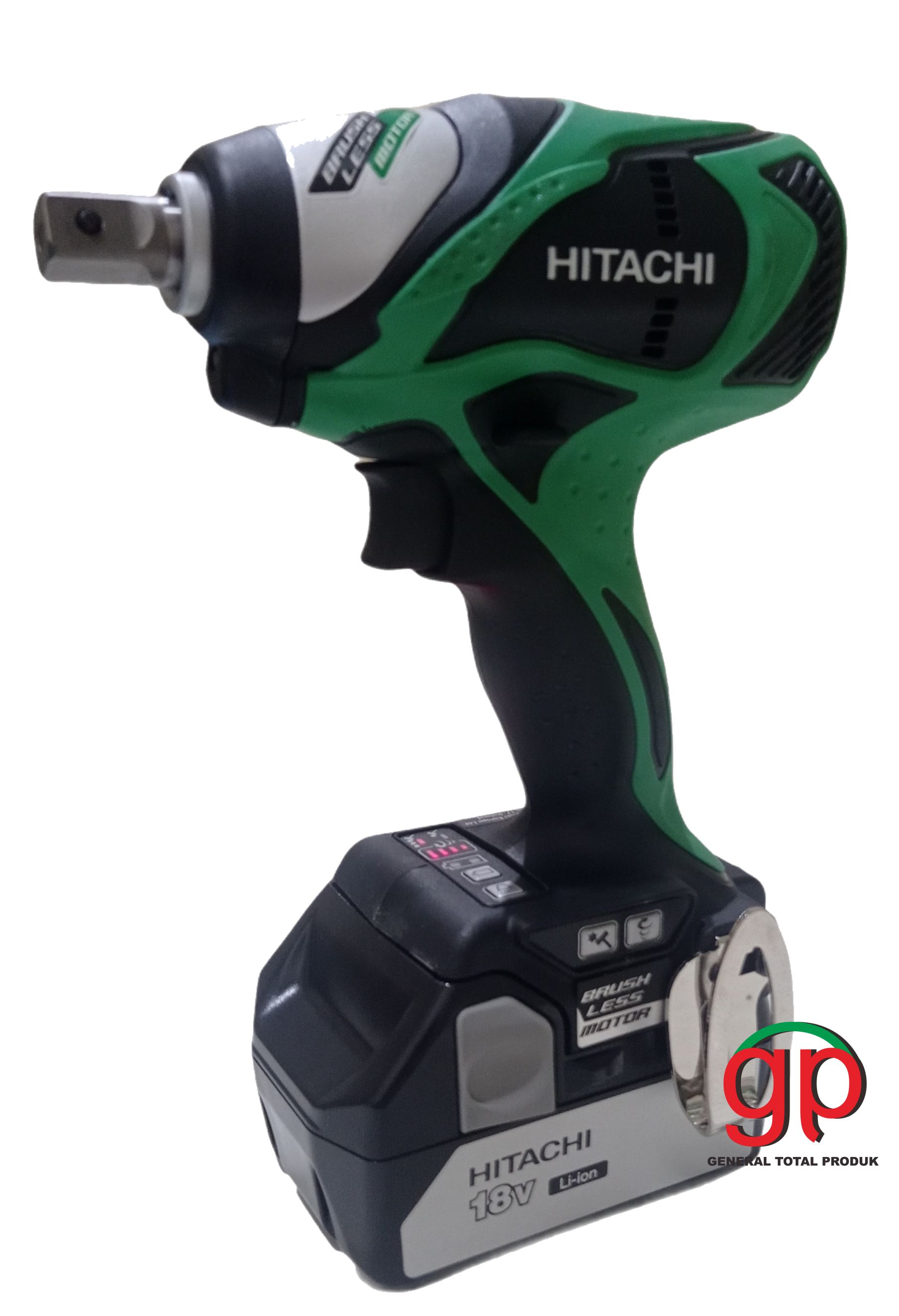HITACHI WR18DBDL MESIN PEMBUKA BAUT WR 18DBDL CORDLESS IMPACT WRENCH ...