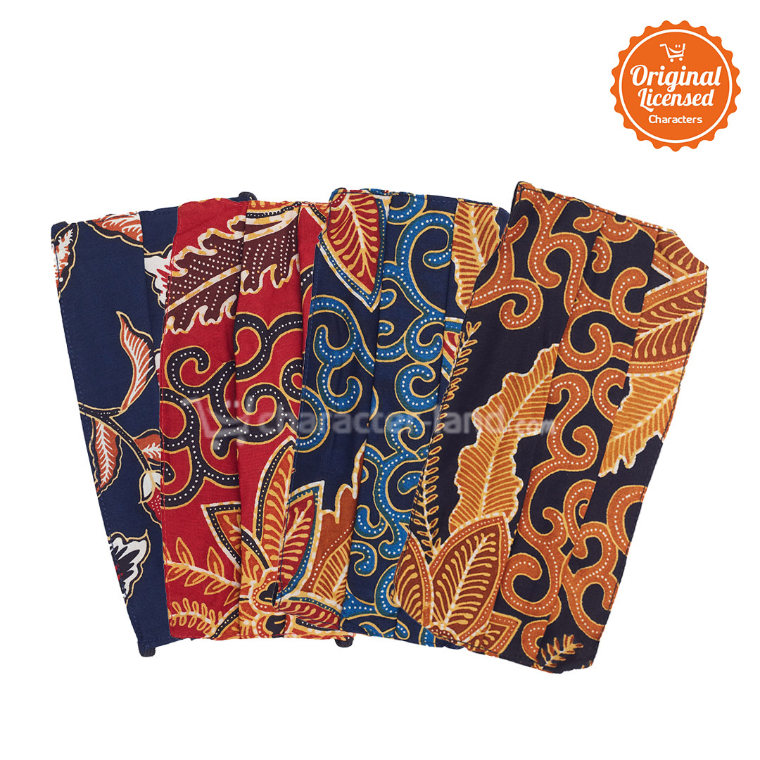 L.Blend Batik Semar Masker Kain Headloop 1 pack isi 4 pcs Style A ...