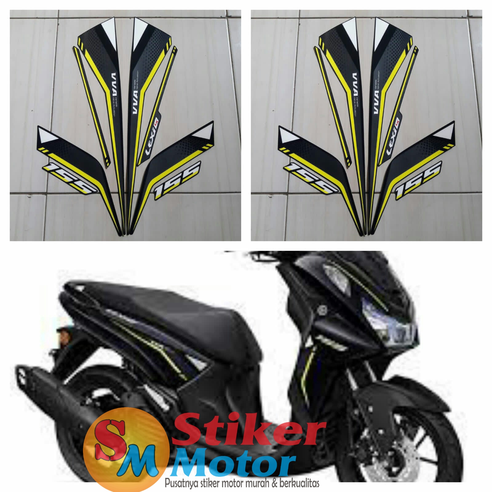 STRIPING MOTOR YAMAHA LEXI TAHUN 2024 STIKER MOTOR LEXI NEW | Lazada ...