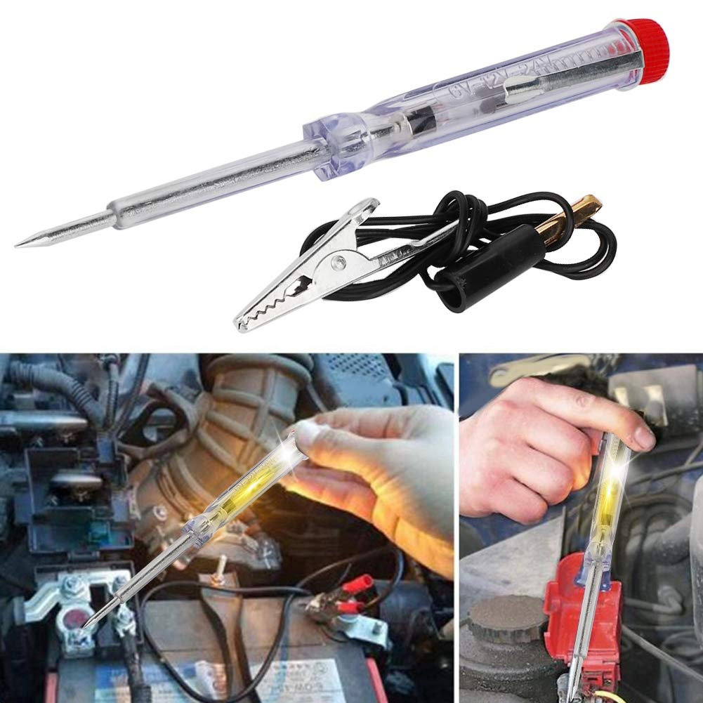 GNT Testpen DC 6V-12V Test Pen Kabel Tespen AKI Voltage Motor Mobil ...