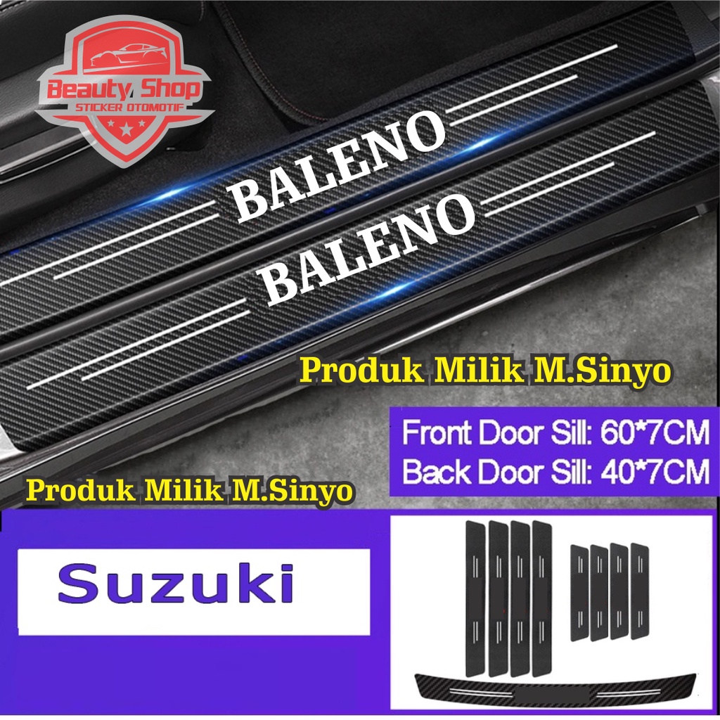 stiker baleno sticker mobil suzuki baleno sport karbon 3d pelindung ...