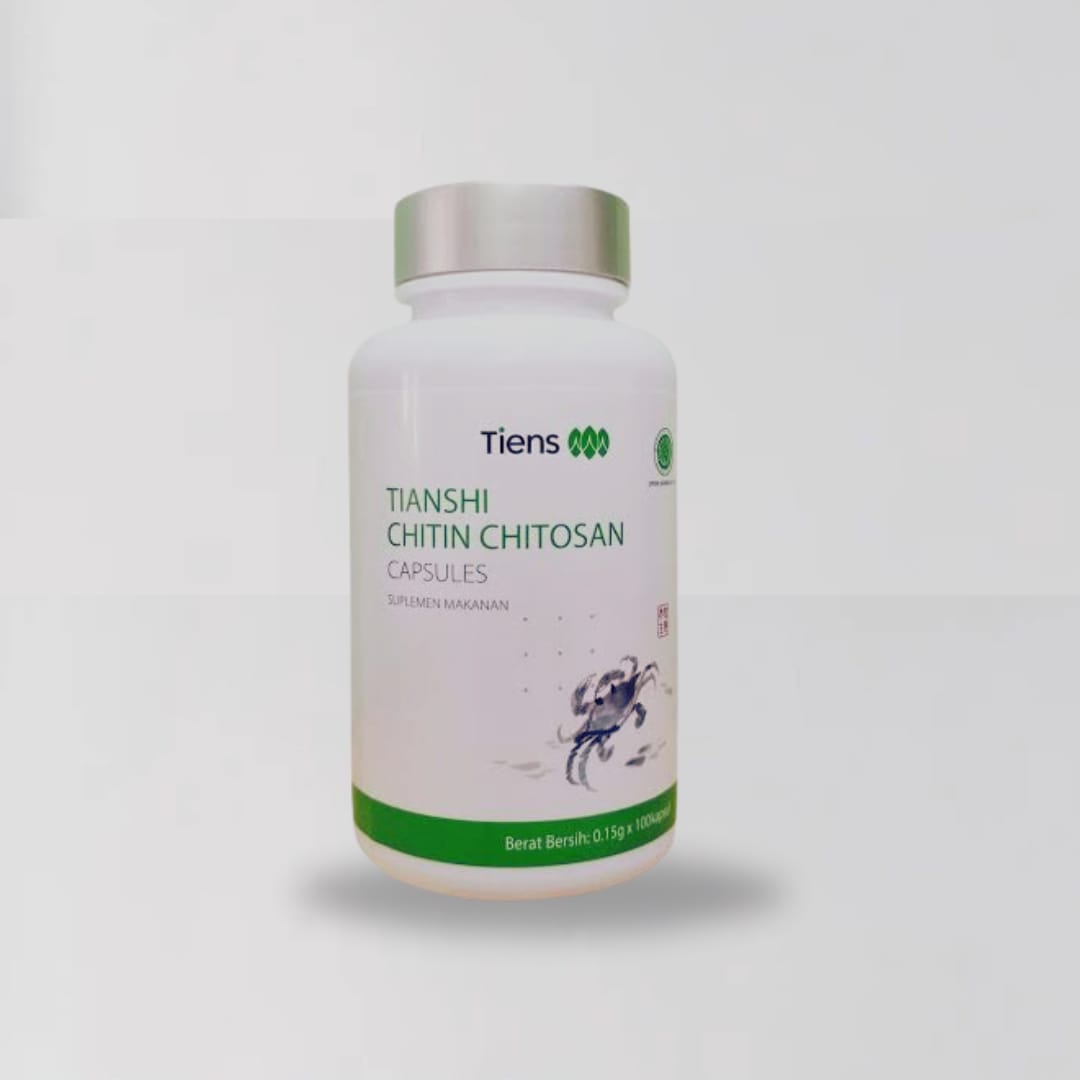 Tianshi Chitin Chitosan Capsules isi 100 Kapsul Suplemen yang ...