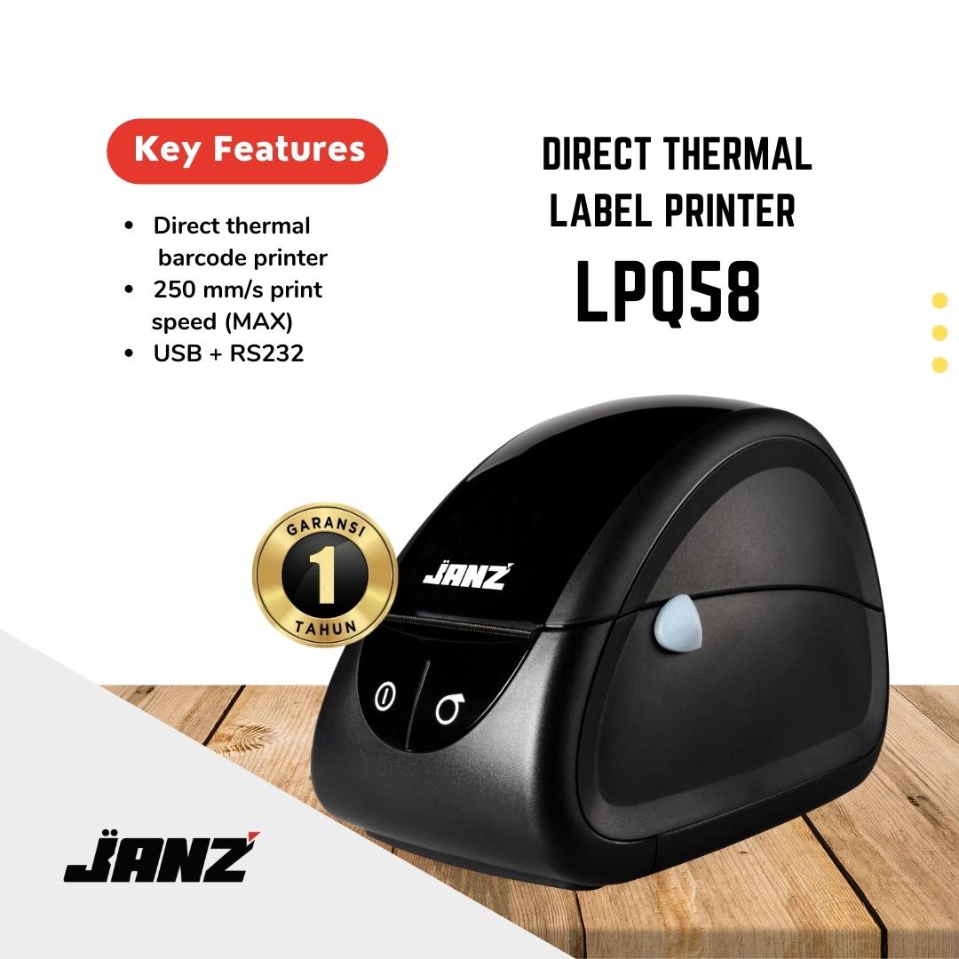 JANZ LPQ58 thermal barcode printer 2 inch | Lazada Indonesia