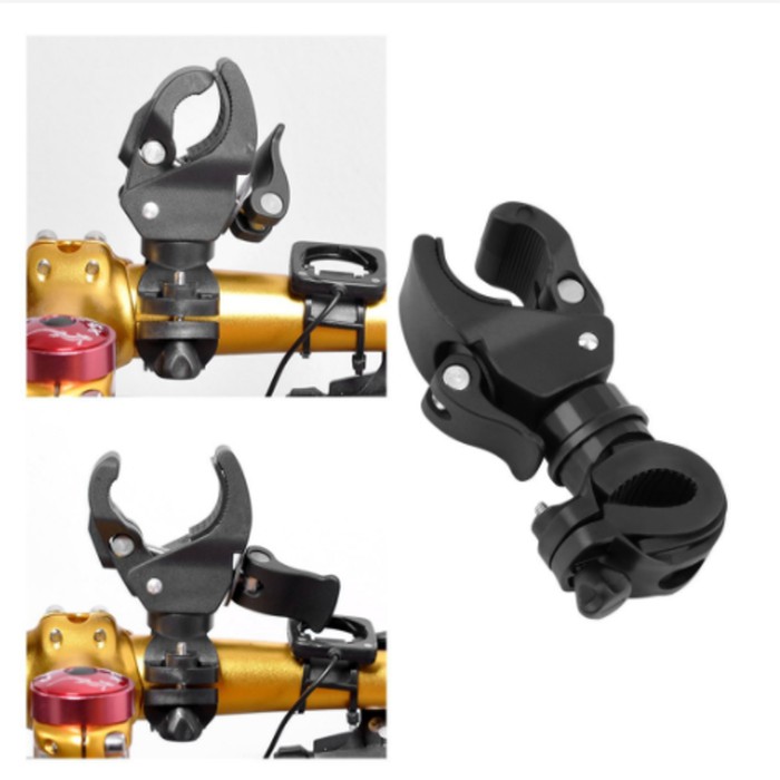 Braket Dudukan Lampu Senter Sepeda Putar 360 Derajat | Lazada Indonesia