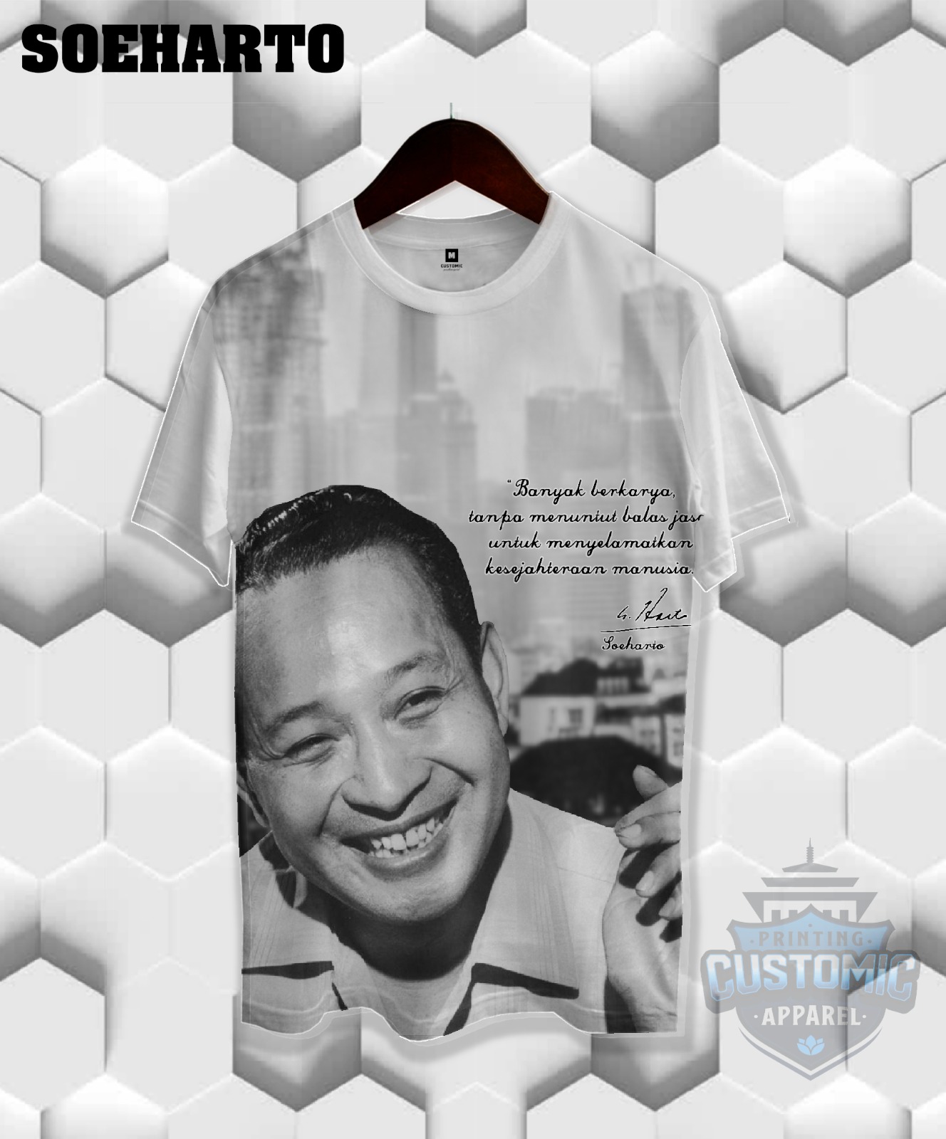 kaos pria baju pria kaos hut ri soeharto | Lazada Indonesia kaos pria baju pria kaos hut ri soeharto | Lazada Indonesia