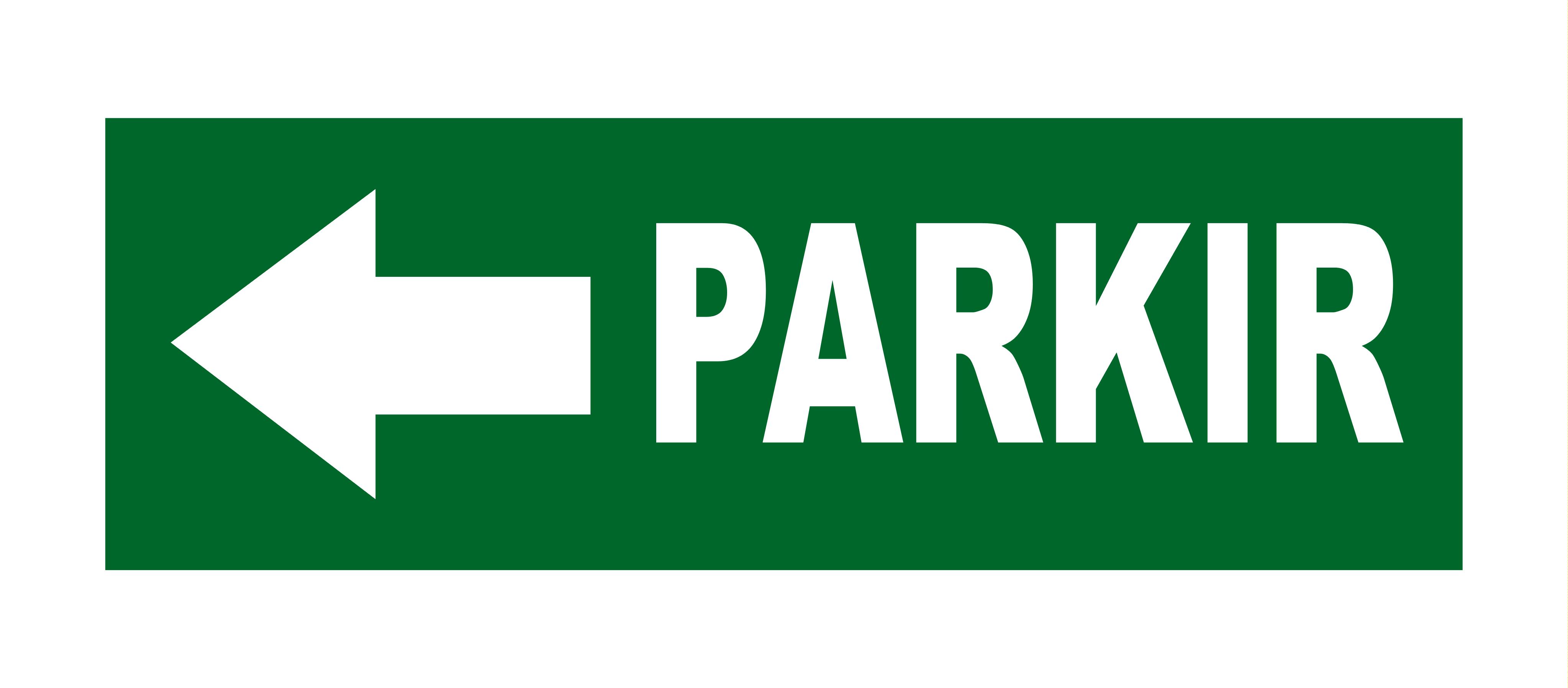 SIGN STIKER PETUNJUK ARAH PARKIR Uk. 10 x 30 CM | Lazada Indonesia