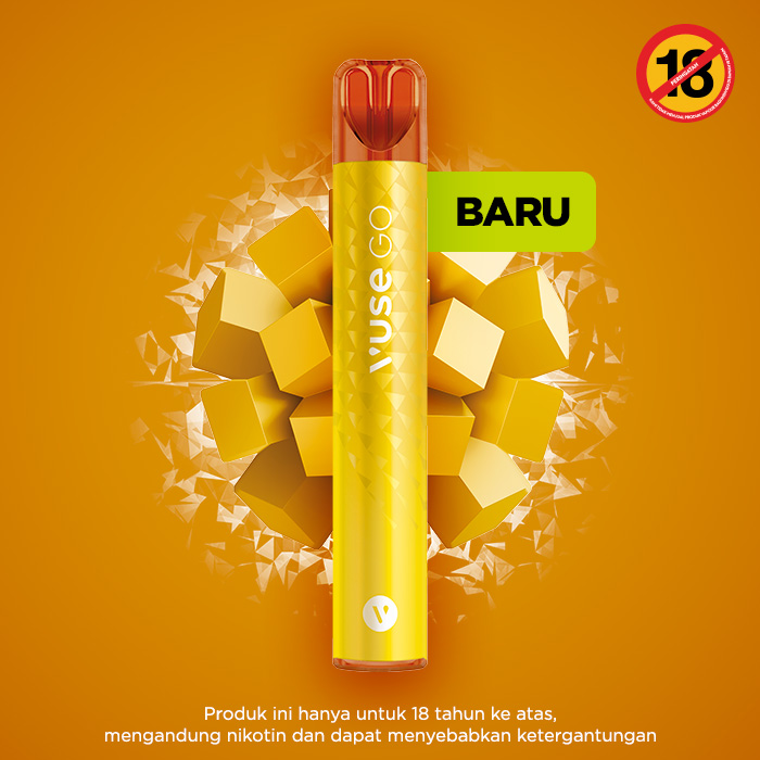 Vape VUSE GO 700 Mango Ice 3% | Lazada Indonesia
