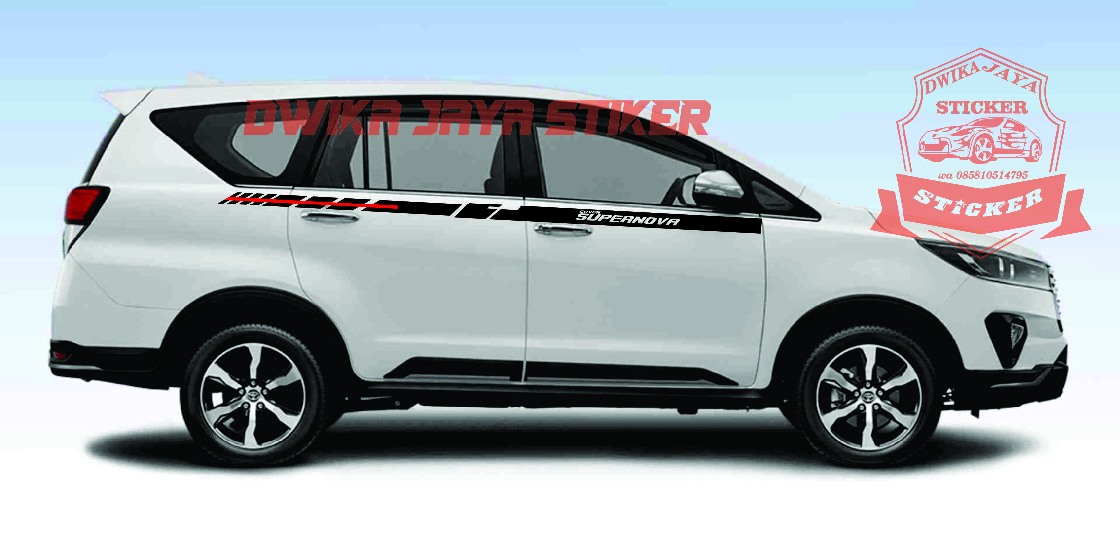 stiker stiker list mobil innova cutting stiker terbaru | Lazada Indonesia