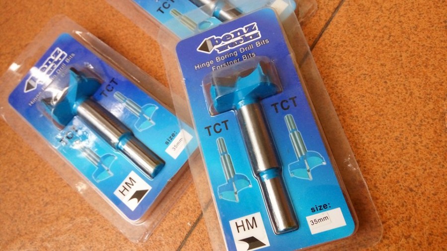 Mata bor kayu engsel Lubang 35mm mata profil TCT Forstner drill BENZ ...