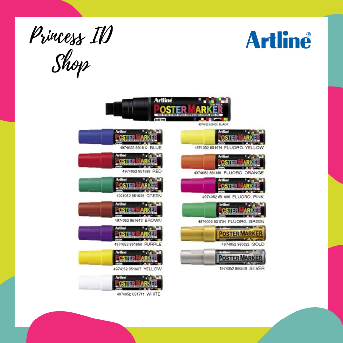 ARTLINE SPIDOL POSTER MARKER EPP-12 | Lazada Indonesia