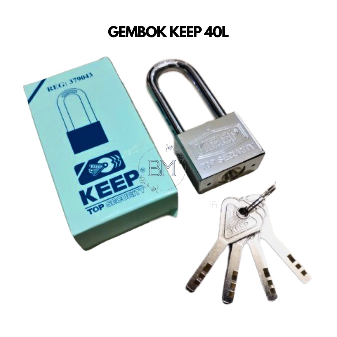 BMS - KEEP Gembok Gudang Ruko Rukan Leher PANJANG 40 50 60 mm / Gembok ...