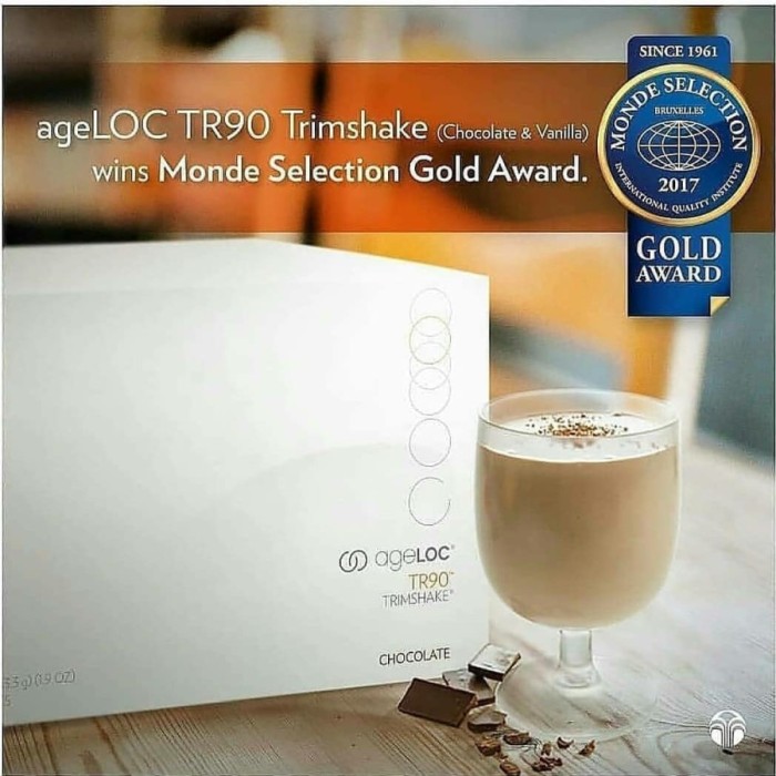 TRIMSHAKE TR90 2 BOX TOTAL ISI 30 SACHET RASA COKLAT DAN VANILA ...