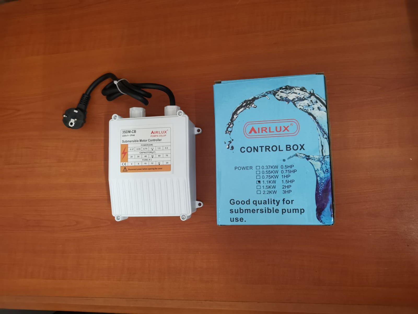 KONTROL BOX/CONTROL BOX PANEL POMPA SATELIT /SUBMERSIBLE PUMP 1.5HP ...