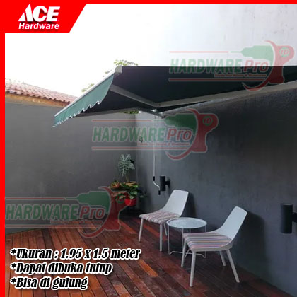 Atap Kanopi Tarik 2 Mtr Atap Kanopi Gulung 2 Mtr Kanopi Lipat 2 Mtr ...