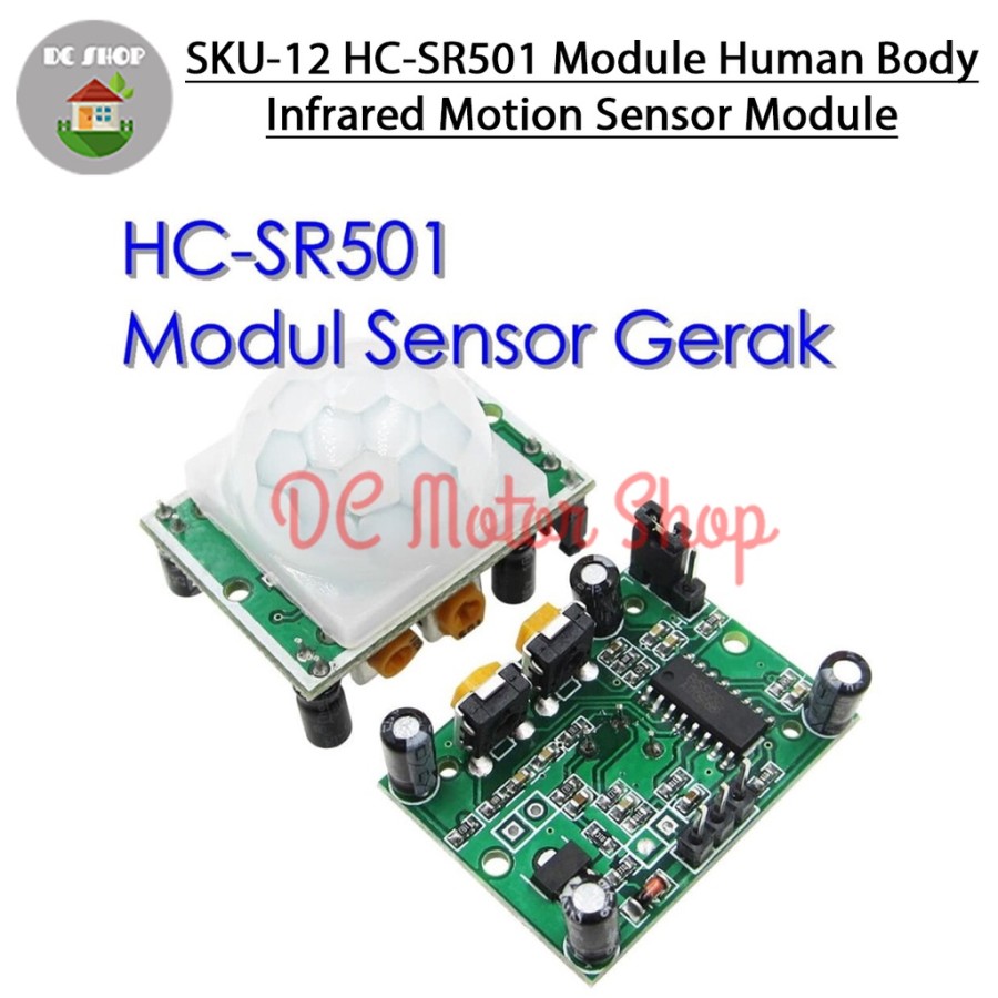 HC-SR501 Module Human Body Infrared Motion Sensor Module | Lazada Indonesia