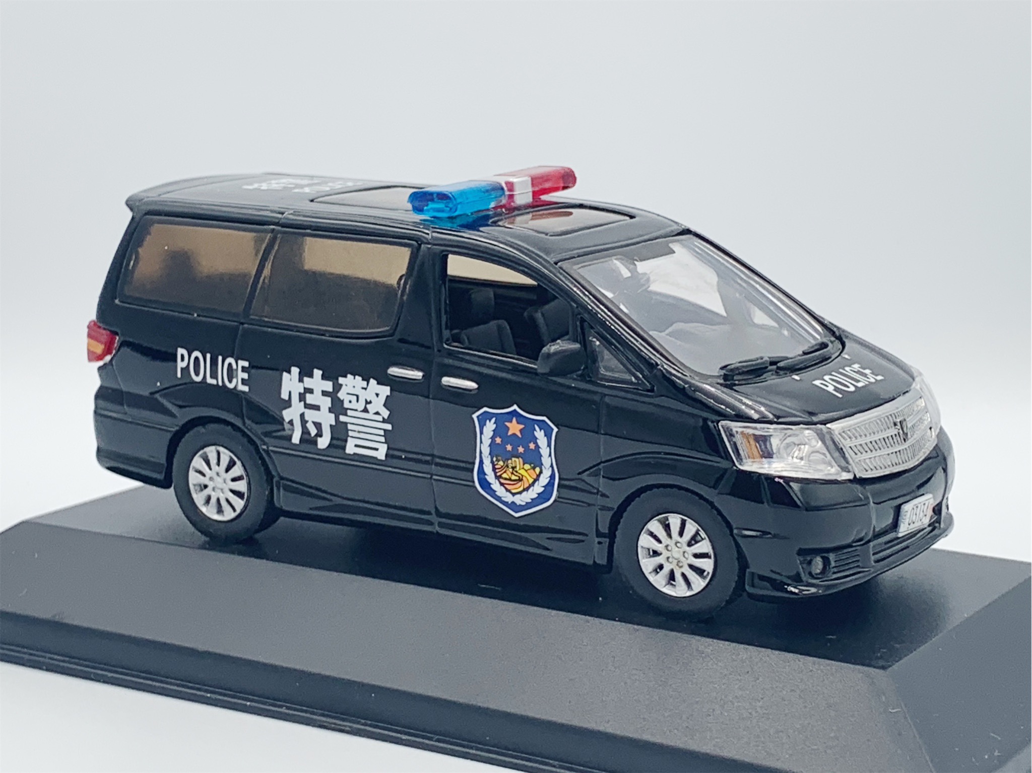 Scale 43 Diecast JCollection Toyota Alphard Police Black | Lazada Indonesia