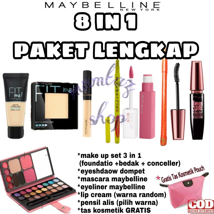 Harga Satu Set Makeup Maybelline | Makeupview.co