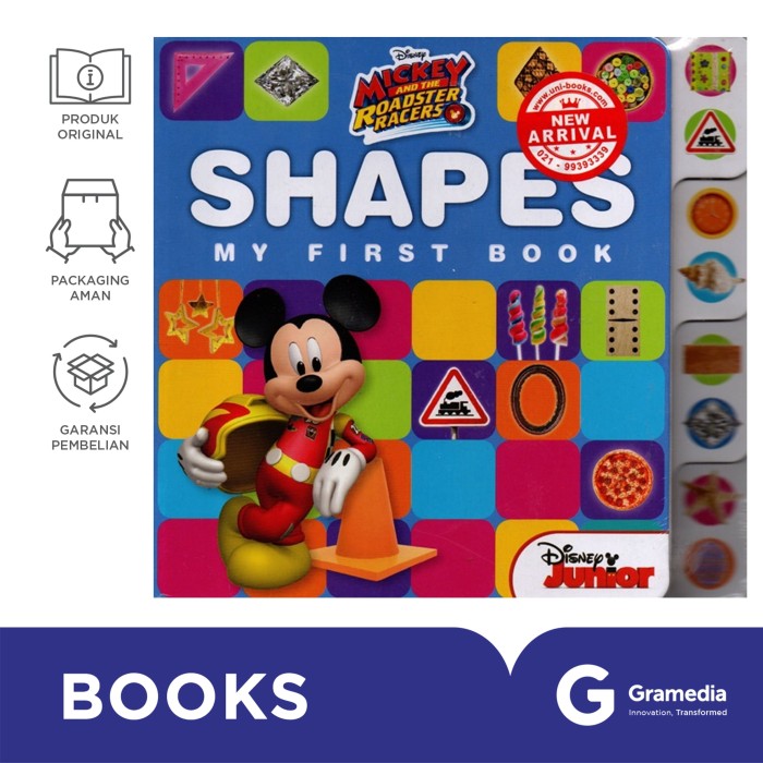 Disney Mickey: Shapes My First Book | Lazada Indonesia