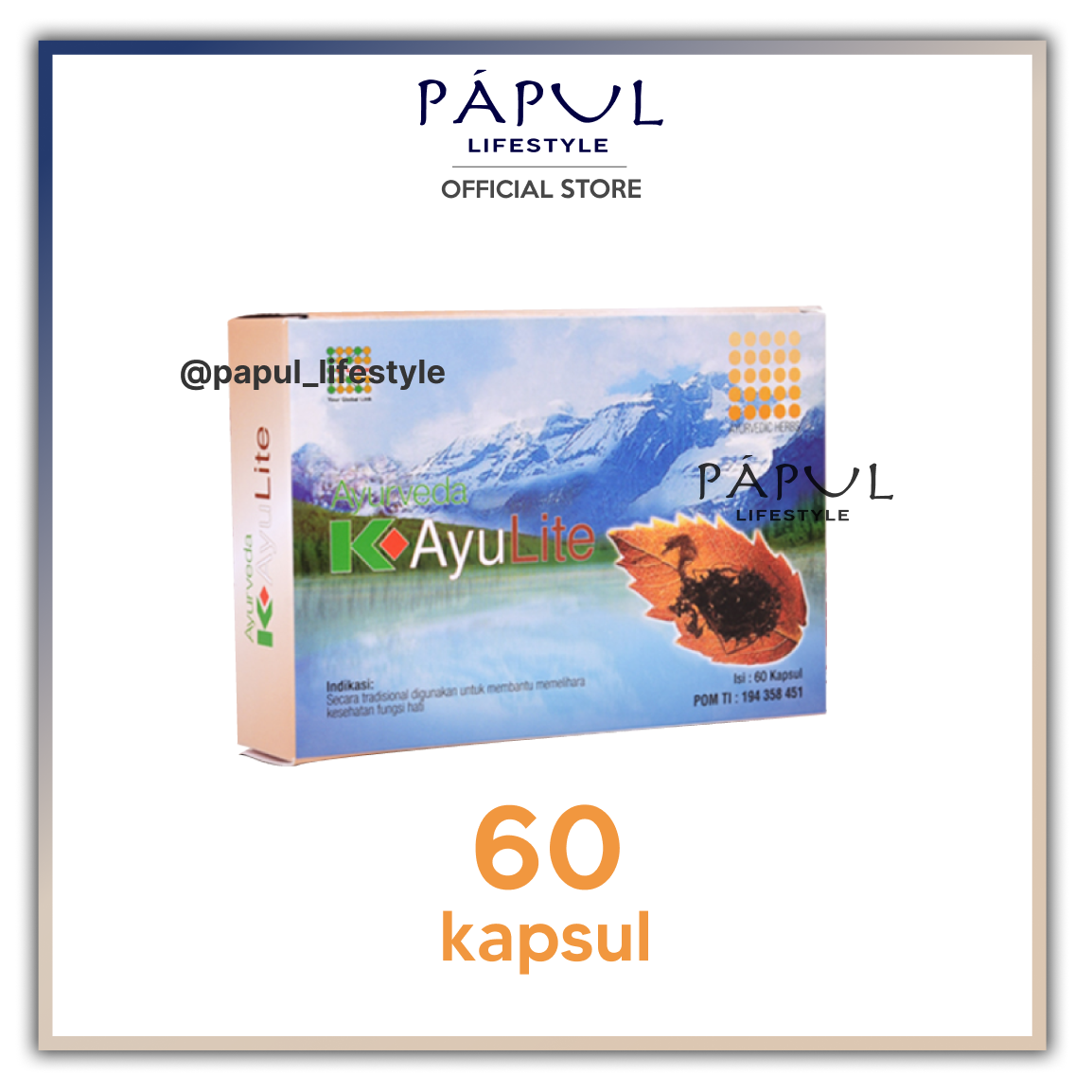 K-Ayurveda Ayulite (Melindungi dan Meningkatkan fungsi Hati) | Papul ...