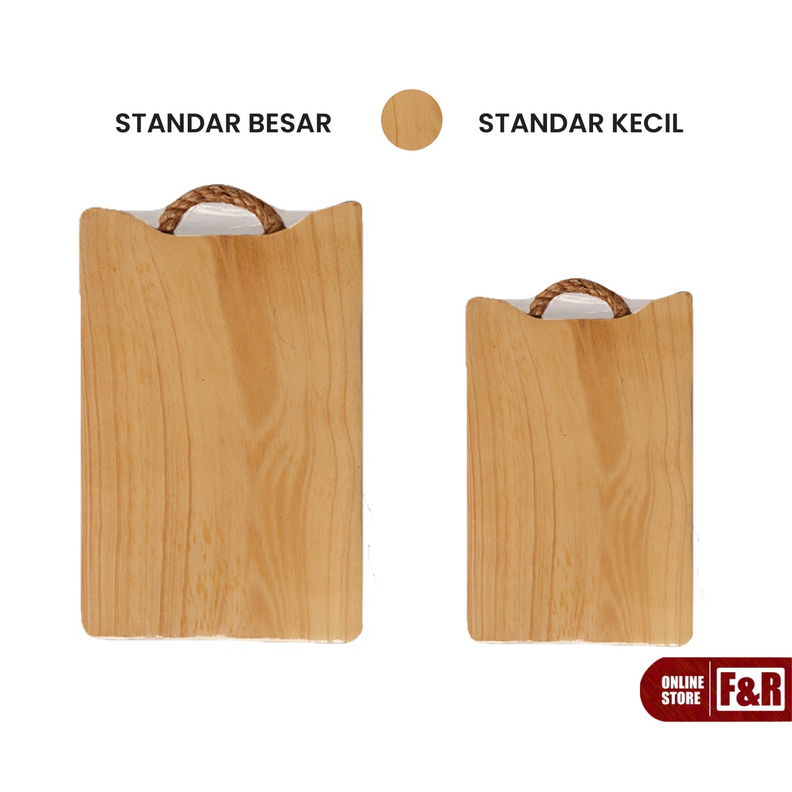 Talenan Kayu Pinus Premium Food Grade Dengan Tambang Hiasan Dinding ...