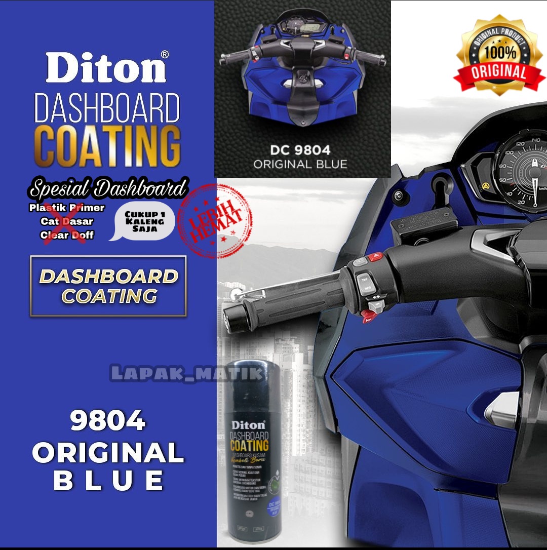 DITON DASHBOARD COATING original BLUE DC9804 pembersih dasbor dashboard Diton BIRU DASBOR ...