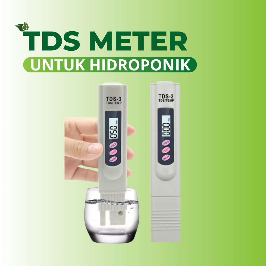 TDS Meter Hidroponik/PPM Meter Hidroponik Alat Ukur Unsur Mineral Air ...