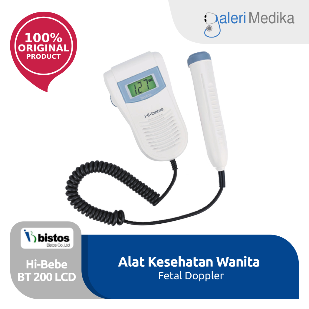 Bistos Hi Bebe BT200 LCD Fetal Doppler - Alat Cek Detak Jantung Janin ...