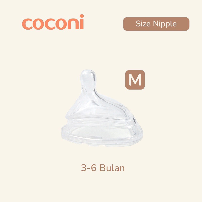 Coconi Triangle Bottle Nipple Replacement / Dot Pengganti Botol Susu ...