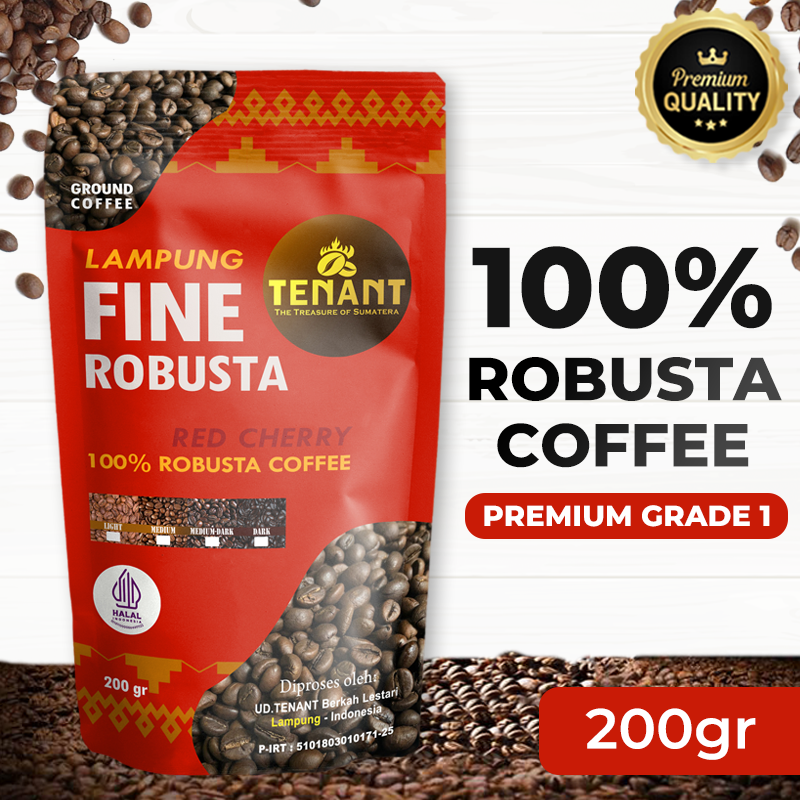 TENANT Kopi Robusta Lampung Premium Quality / Kopi Asli Lampung Kemasan ...