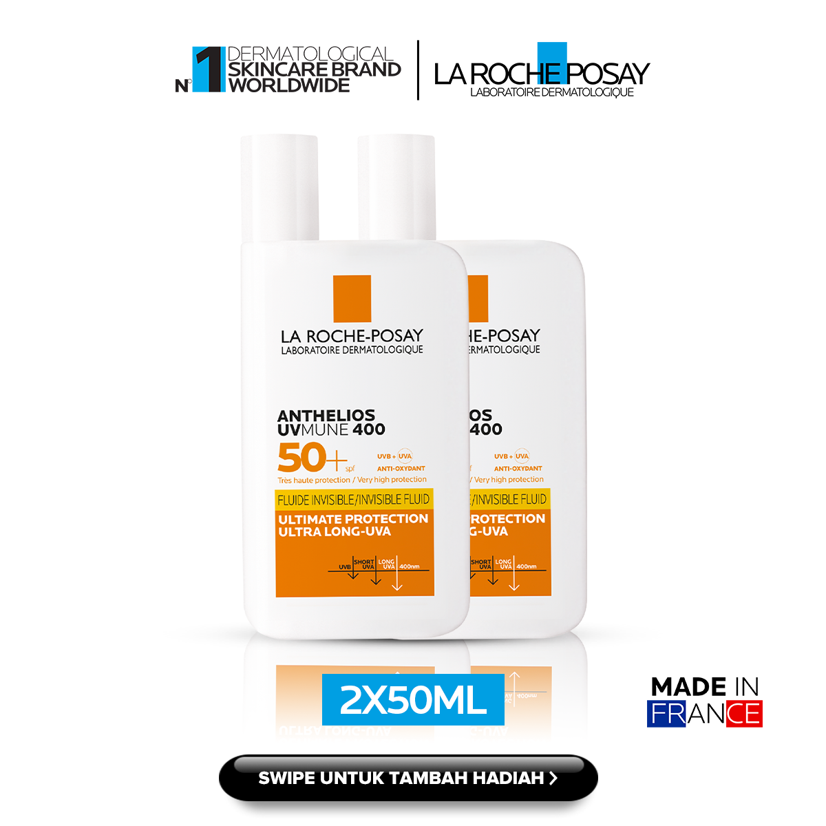 [exclusive Bundle] La Roche Posay Twinpack Anthelios Uvmune400