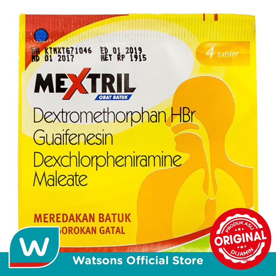 Mextril Tablet 4's (Strip) | Lazada Indonesia