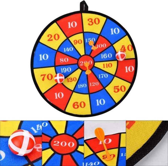 Dartboard Dart Permainan Anak - anak Target Sticky Ball lempar Bola ...