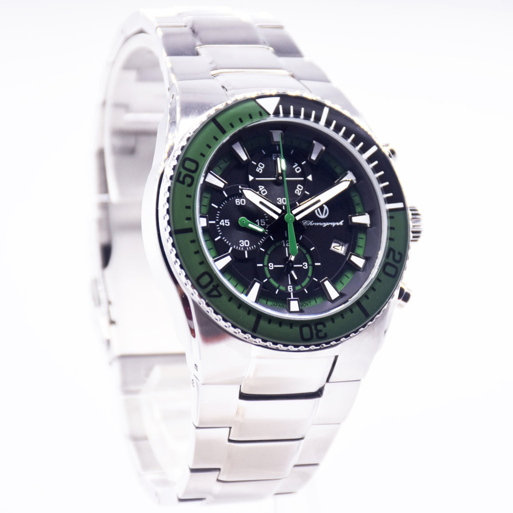 Christ Verra CV 209450G-11 GRN Jam Tangan Kronograf Pria Original ...