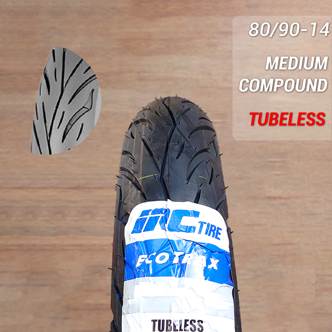 IRC Original Ecotrax NR96 70/80/90 Ring 14 17 Ban Luar Tubeless - Ecotrax 14, 80/90 | Lazada ...