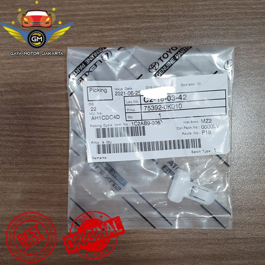 Klip-Clip Spoiler Bodykit Toyota Innova Venturer 75392-0K010 | Lazada ...