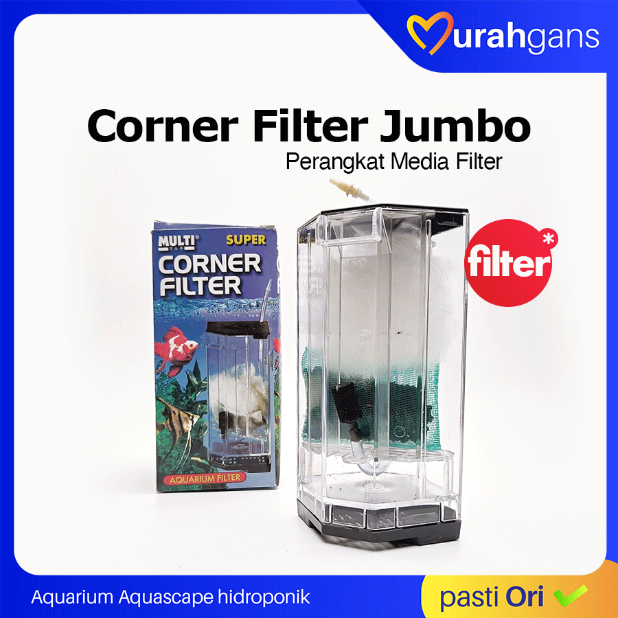 Corner Filter Multi Super FIlter Sudut Aquarium Kolam | Lazada Indonesia