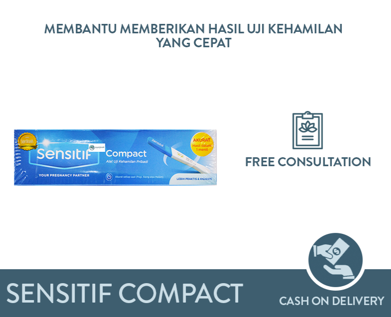 Test Pack Sensitif Compact - Alat Uji Kehamilan Pribadi Sensitif ... Test Pack Sensitif Compact - Alat Uji Kehamilan Pribadi Sensitif ...