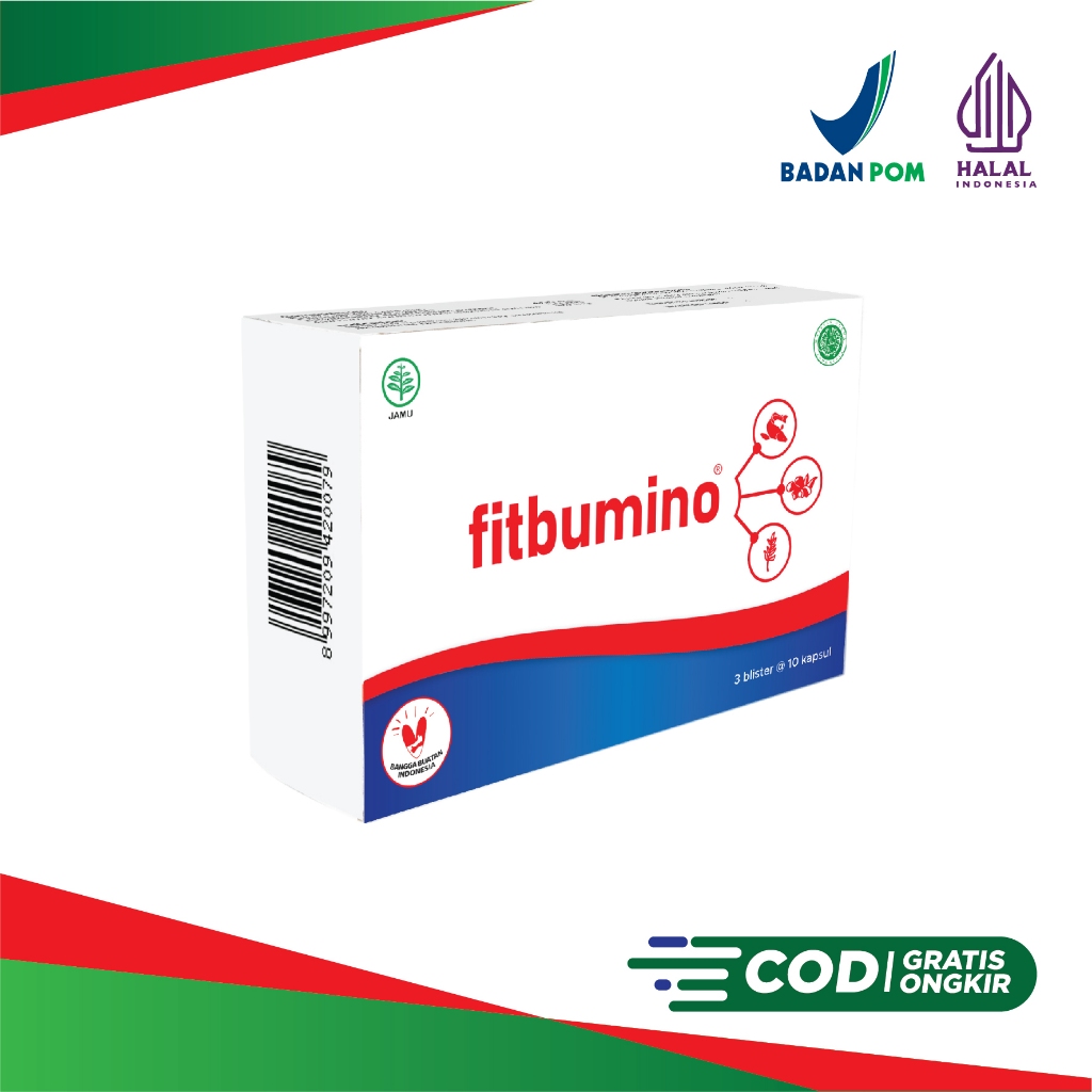 Fitbumino Multivitamin Penambah Imun Tubuh Ekstrak Ikan Gabus Albumin ...