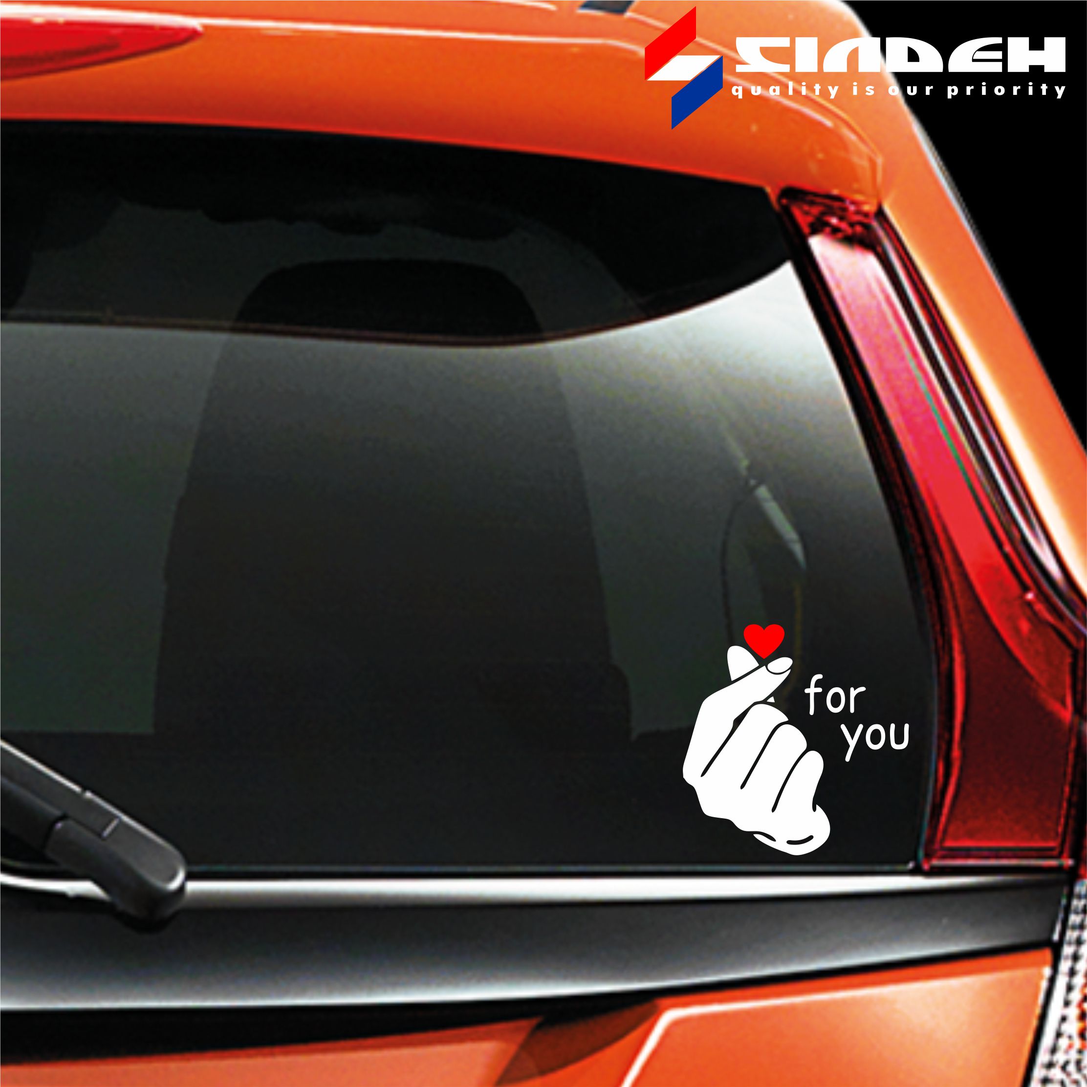 CUTTING STICKER MOBIL LOVE CINTA SAYANG ALA KOREA 15CM STIKER MOBIL ...