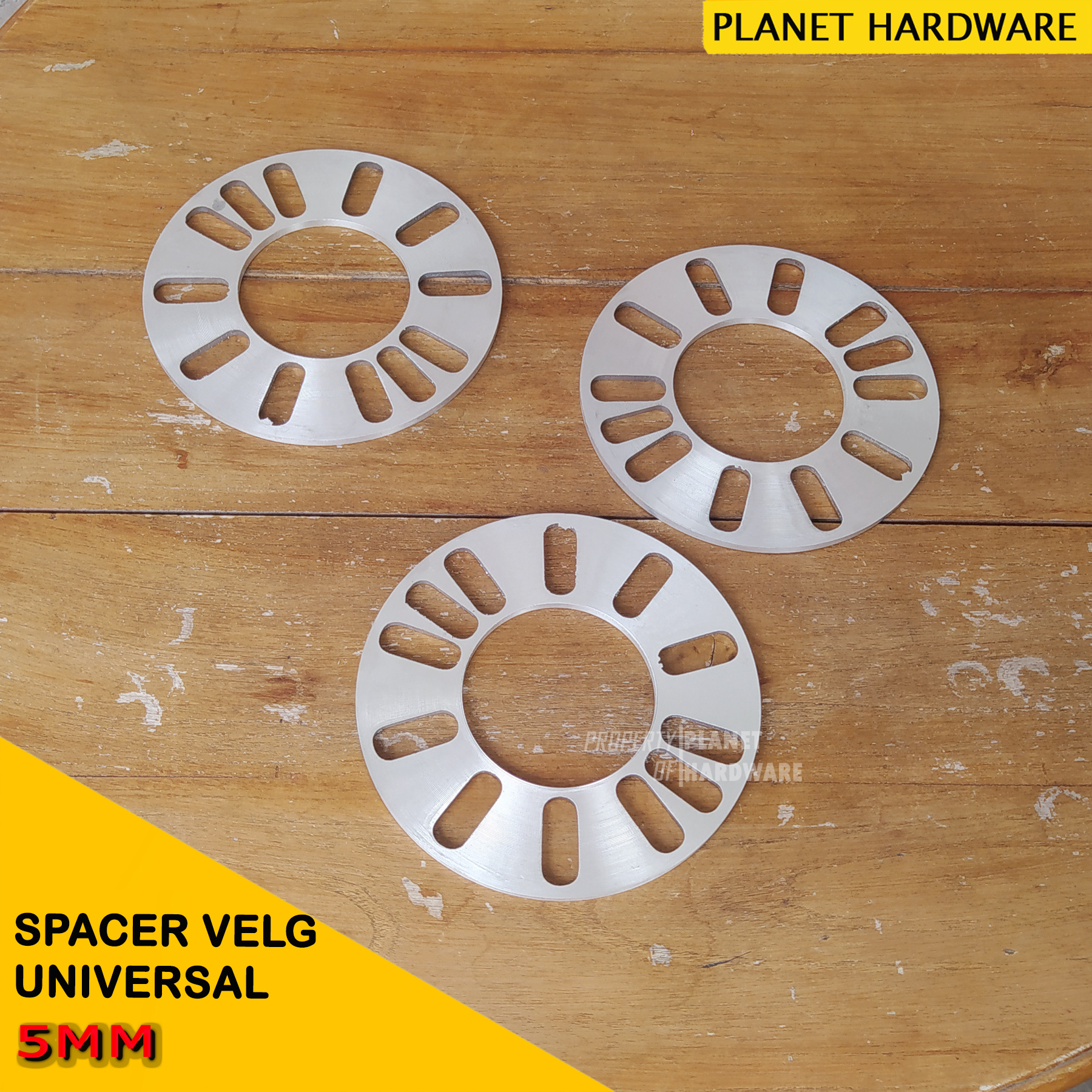 Spiser Spacer Velg Mobil Baut 4 & Baut 5 Universal Tebal 5 mm & 8 mm ...