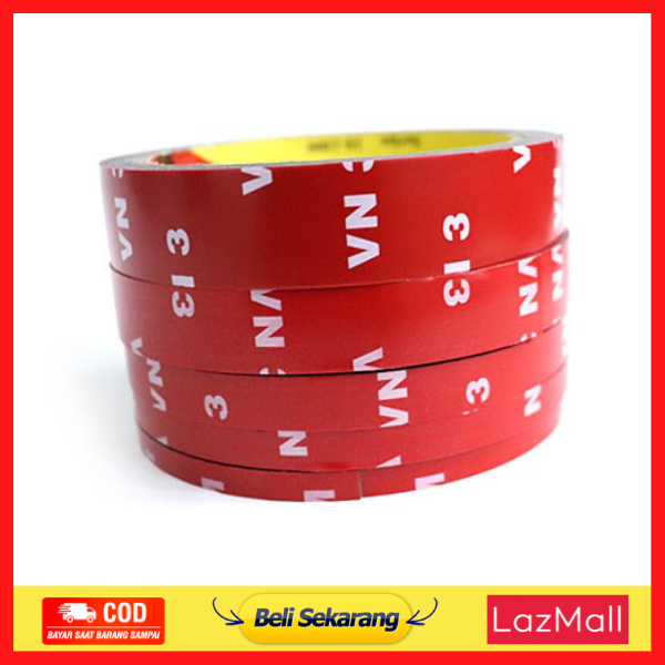 ISOLASI Double Tape Tip 3M Lakban Selotip Kuat / Double Tape Tip 3 ...