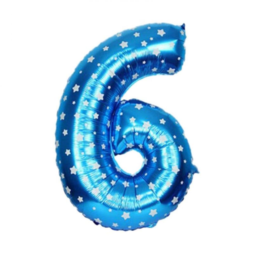 (Warna BIRU) 1 Pcs Balon huruf/balon nama/balon angka/balon ulang tahun ...