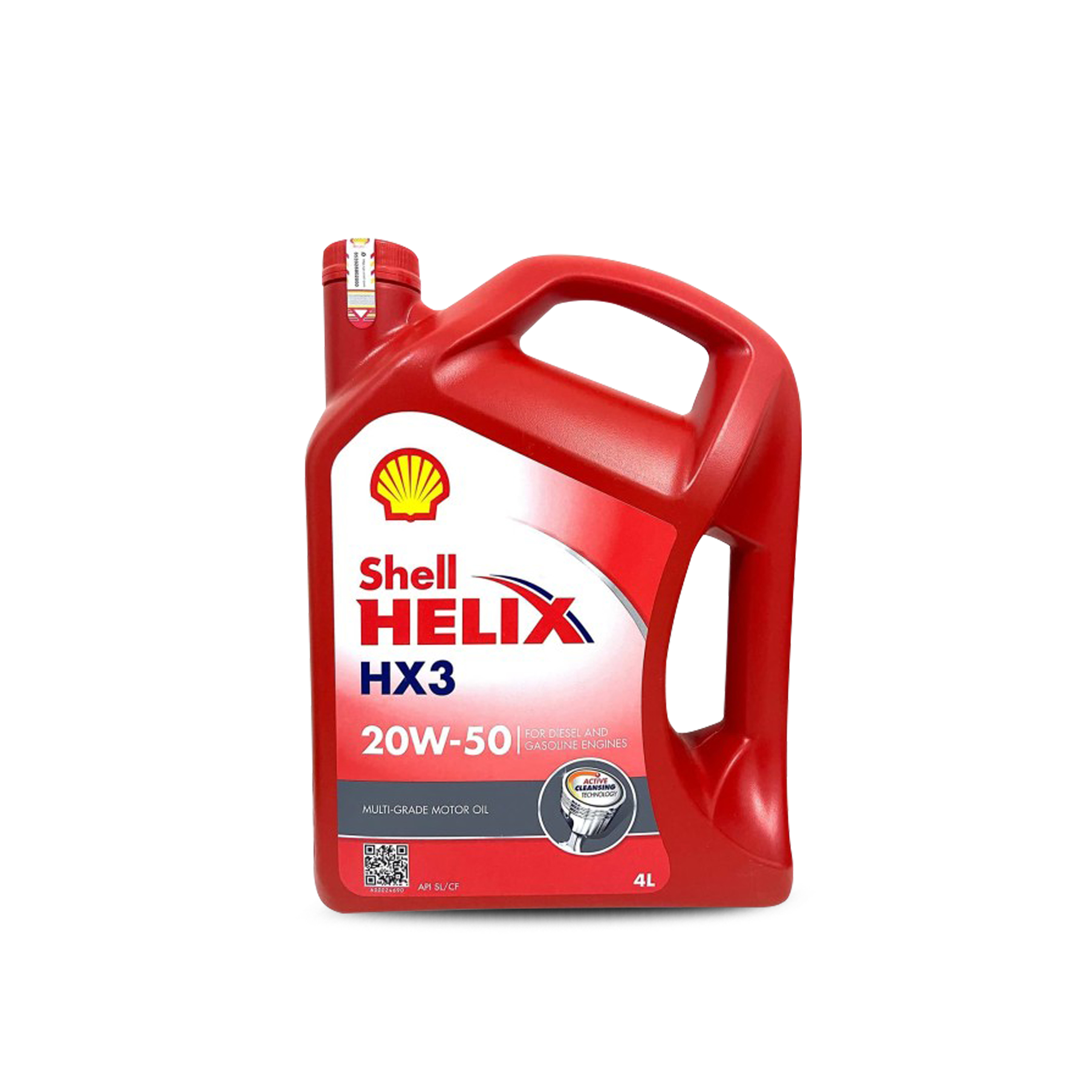 Oli shell helix hx3 sae 20w-50 isi 4 liter | Lazada Indonesia