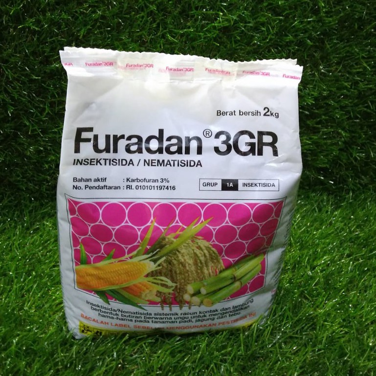 Furadan 3GR 2KG Insektisida Nematisida Pengendali Hama Tanaman Dalam ...