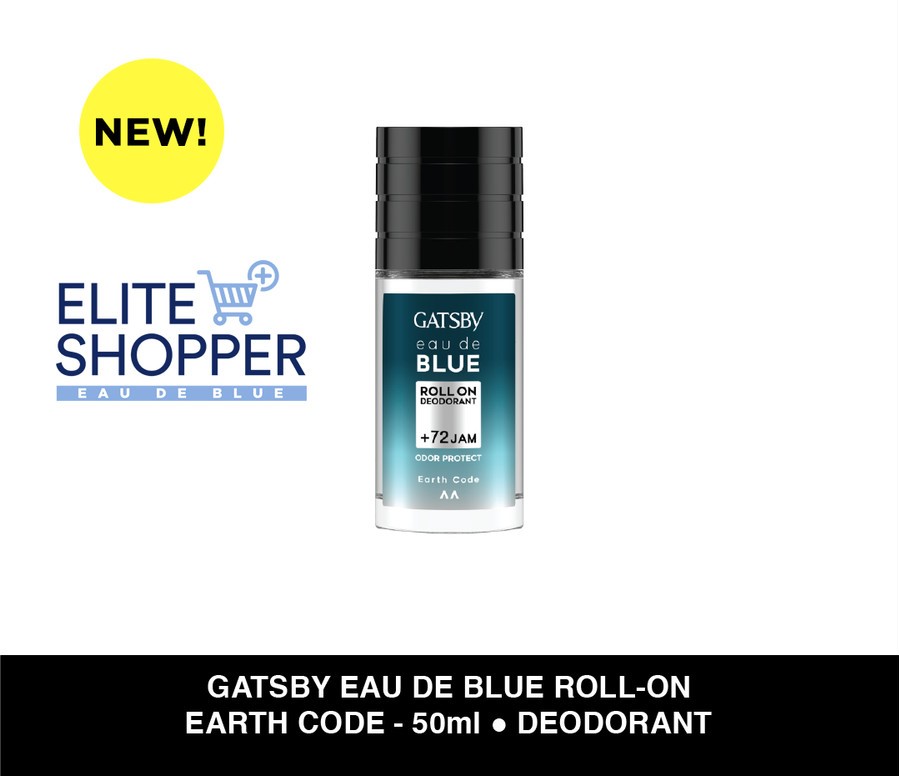 GATSBY Eau De Blue Deodorant Roll On - Earth Code | Lazada Indonesia